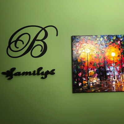 Script Wedding Letter Initial Vinyl Sticker Decal b - Etsy