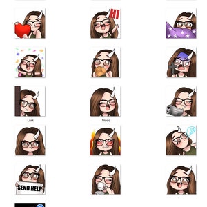Custom Emotes Badges Stickers Emojis for - Etsy