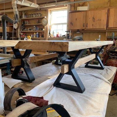 H 22 Inch, End Table Legs, Trapezoid Shape, 1 Pair, SS260 - Etsy