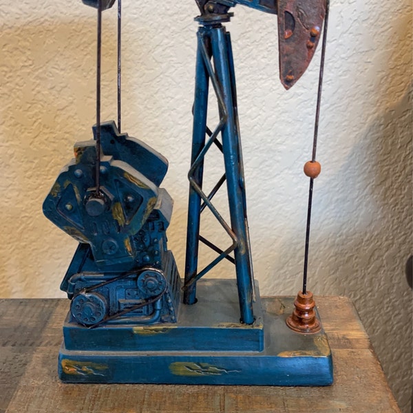 Oil Rig Pumpjack Derrick Rig Oil Decor Oil and Gas Sign Roughneck Oil ...
