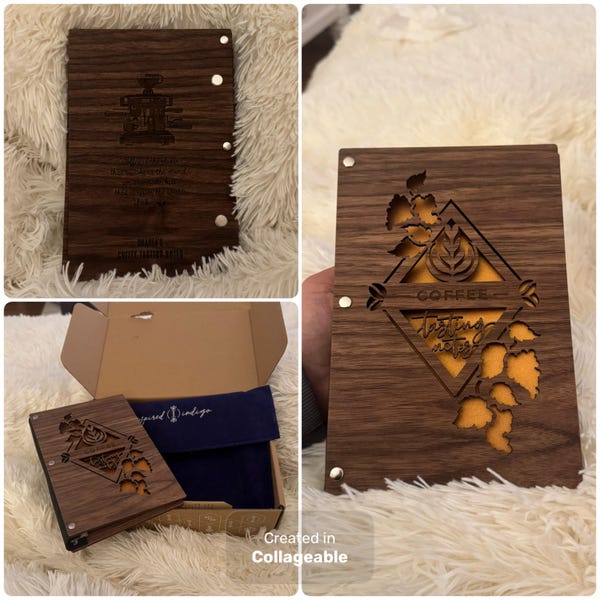 Personalized Wood Notebook, Tree of Life Laser Cut Wood Journal With ...