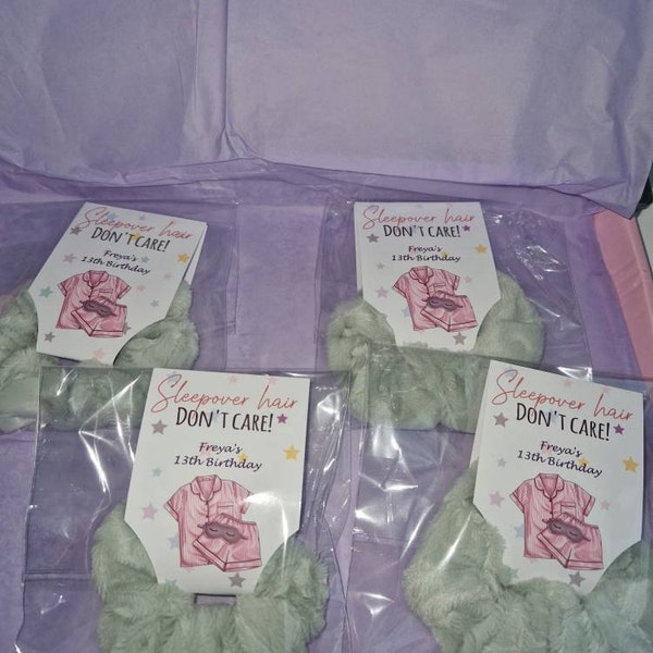 Ballerina Scrunchie Card, Birthday Favour, Ballerina Birthday Party Bag ...