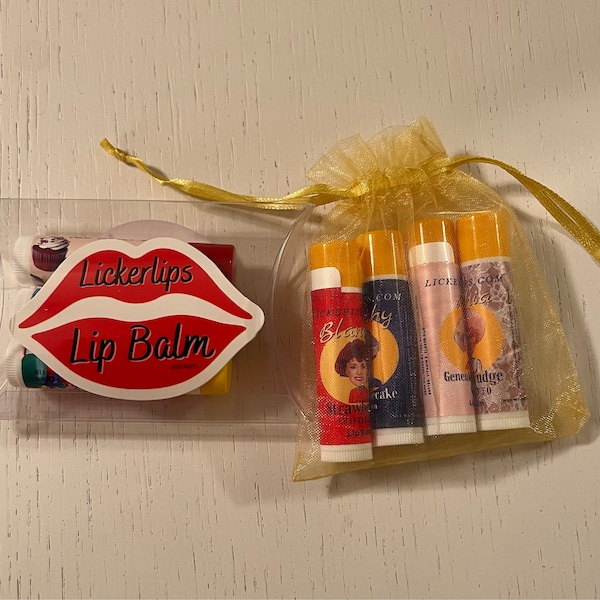 The Great British Bake off Lip Balm Set Six Bake Show Lip Balm Flavors ...