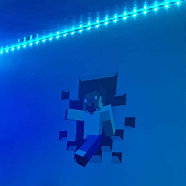 Custom Gamer Block Boy Wall Decal| Personalized Gamer Block Boy Vinyl ...