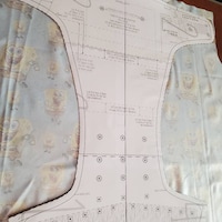 Flawless One Size Preflat Diaper Pattern Fits Approx. 10-35lbs. Optional Snaps the Happy Hippos ...