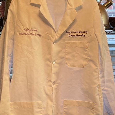Custom Lab Coat, Embroidered Medical Lab Coat, Personalized Lab Coat ...