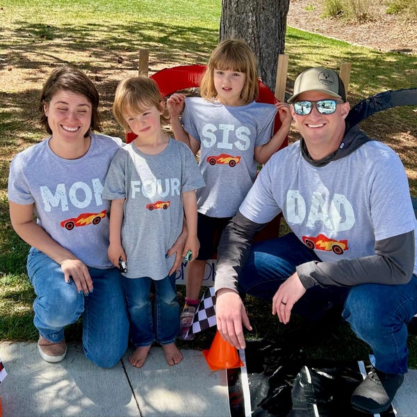 Matching Pit Crew Race Car Birthday Shirt, Matching Family Race ...