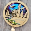 Quarter Moon With Stars Suncatcher Repurposing Dvds Laser Cut File SVG ...