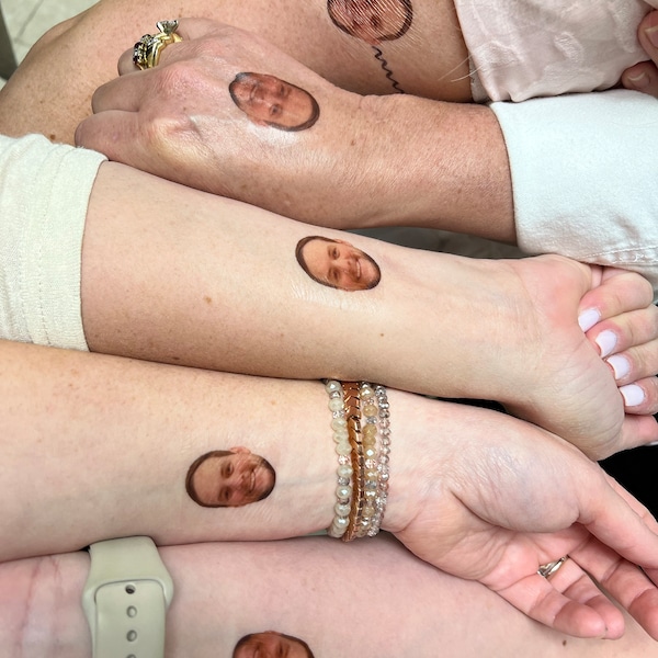 Custom Temporary Tattoos, Custom Heart Face Tattoos, Custom Face ...