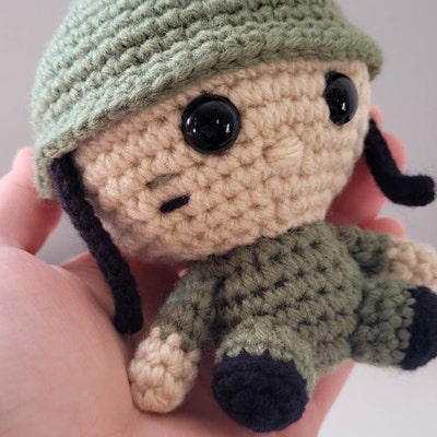 Amigurumi Soldier Crochet Pattern. Brave Mini Soldier. Languages ...