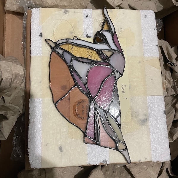 Flying Butterfly Stained Glass, Nevertheless Window Suncatcher ...