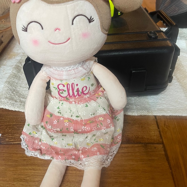 Personalized Dolls Custom Baby Doll Baby Shower Gift First Baby Doll ...