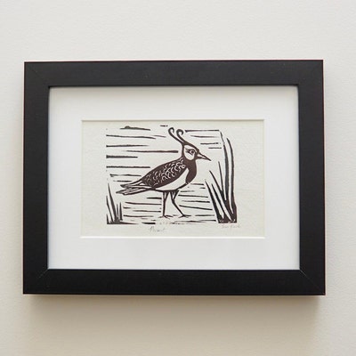 Bird Lino Print - Etsy UK