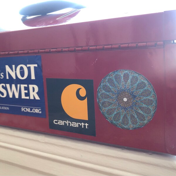 Persian Tile Stickers CLEAR Glossy Sticker Sheet - Persian Art Inspired ...