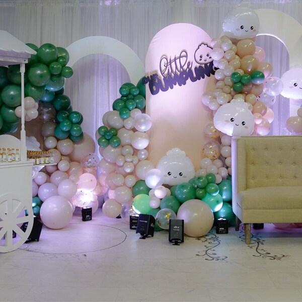 21" Dumpling Bao Bun Jumbo Balloon | Little Dumpling Baby Shower Party ...