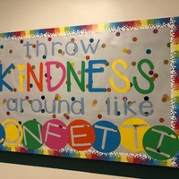 Throw Kindness Around Like Confetti | Bulletin Board Cutouts Decor ...