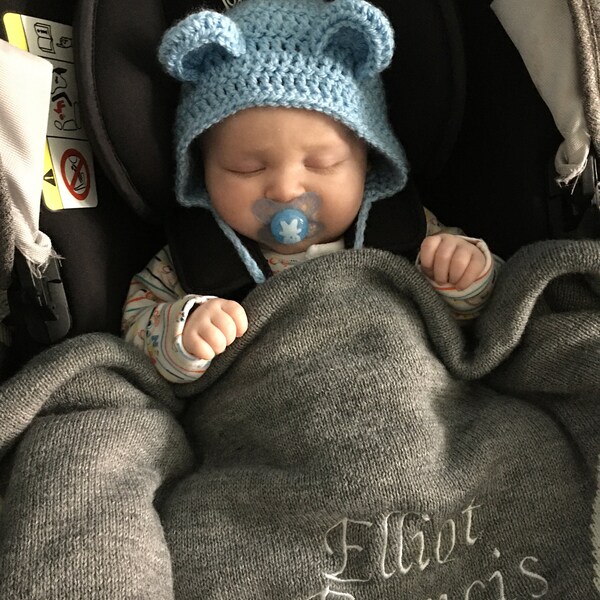 MADE 2 ORDER Royal Mail - LARGE - Cute Handmade Hand Knitted Tiny Scarf ...