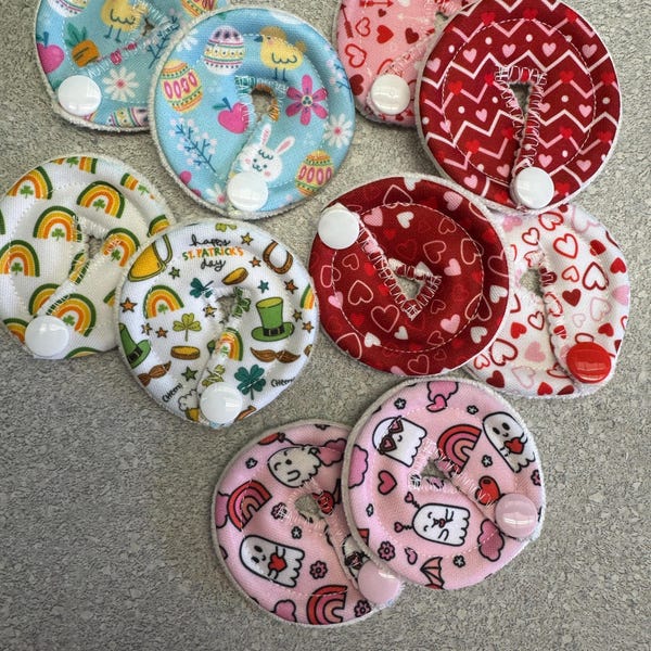 Floral G-tube Covers | Gtube Pads | Feeding Tube Pads | Mic-key Button ...