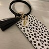 Rhombus Personalized Wristlet Keychain | Tassel Key Chain | Key Ring ...