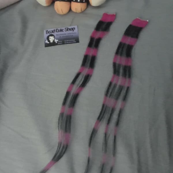 Custom Scene Kid Raccoon Tail Hair Extension - Etsy