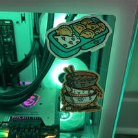 Potato Chips Vinyl Sticker Bag of Chips Sticker Cute Food Sticker ...