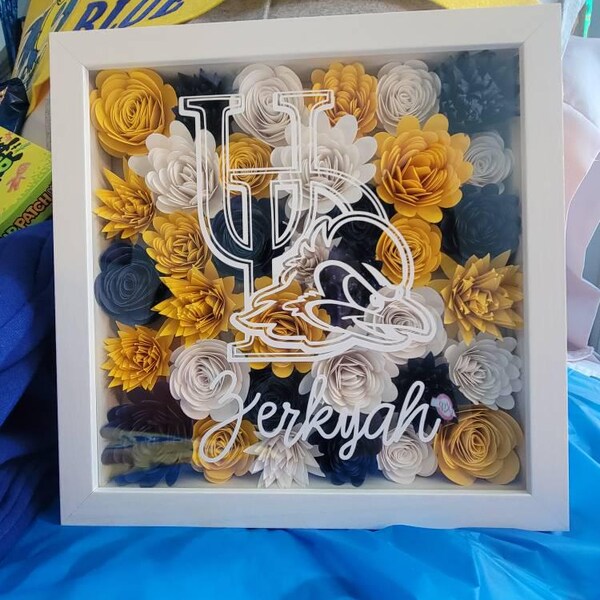 Customizable College Shadow Box - Etsy