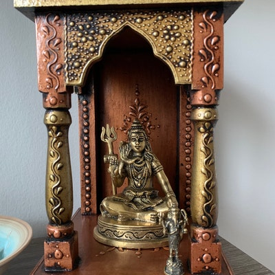 Small Shiva Statue in Brass, 10.5 Cm Small Size Brass Lord Shiva Idol ...