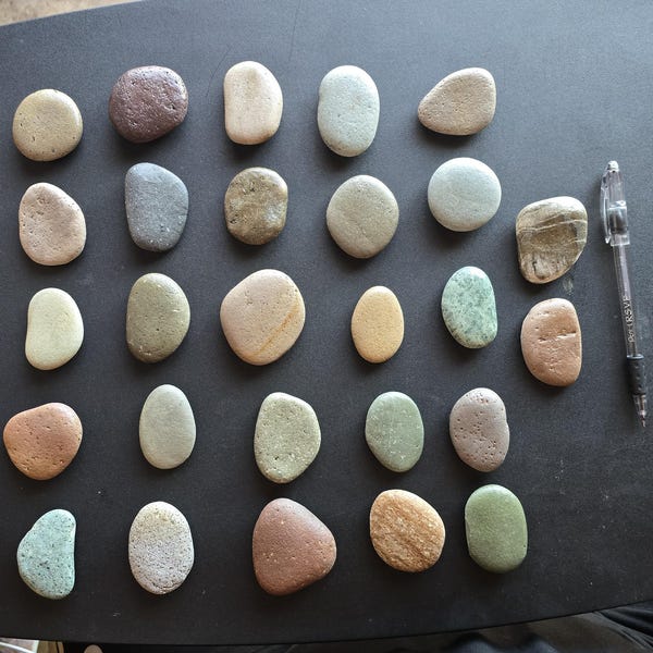 Alaska River Rock - 10 Pounds River Rocks Bulk - Wedding Stones ...