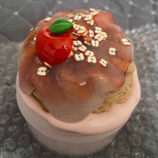 Apple Doughnut, DIY Slime, Snow Butter Slime, Apple Slime, Fall Slime ...