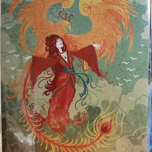 Goddess of the Phoenix 8x10 Art Print - Etsy