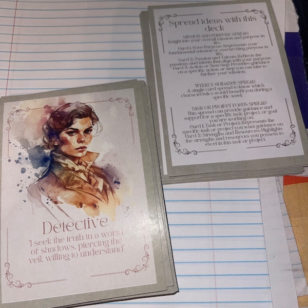 Spirit Animals Oracle Deck. 77 Cards. Printable and DIY Oracle ...