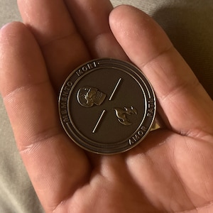 Stoic Challenge Coin: the Cardinal Virtues, Memento Mori and Amor Fati ...