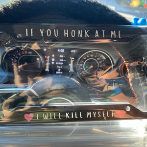 Going to Hell Satanic Goth License Plate Frame Goth Car Accessories ...