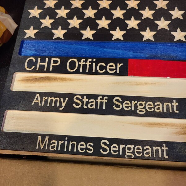 Wood Flag Customs and Border Protection CBP Green Line Flag Celebrate ...