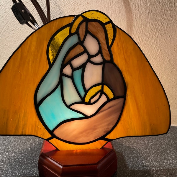 Nativity Scene in Stained Glass - Etsy