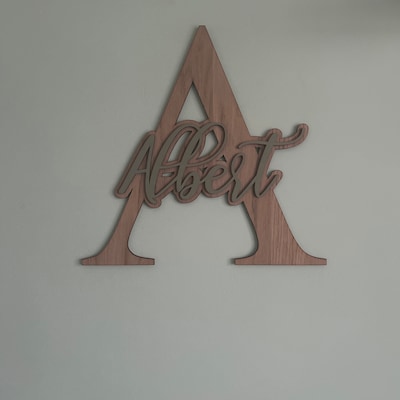 ROAR Wooden Scallop Bunting Flags Kid's Bedroom/nursery/playroom Decor ...