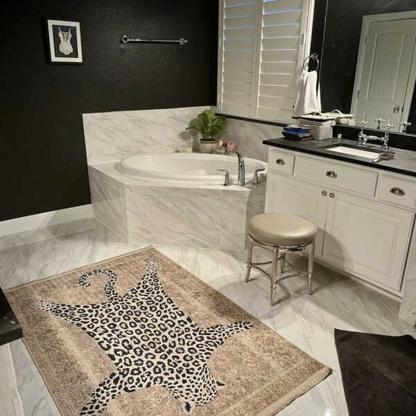 Soft Pink Blush Area Rug-pastel Slip Free Rug-aesthetics Washable ...