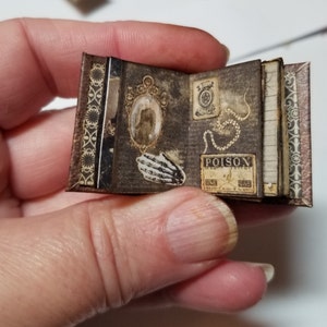 Gothic Folder, Ephemera Storage Folder, Mini Folder, Printable Folder ...