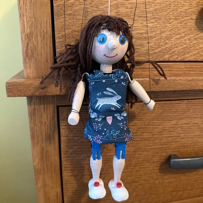 White Lady a Beautiful Marionette Puppet an Original Hand-made Toy and ...