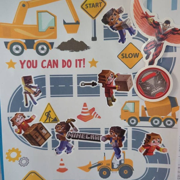 Printable Reward Chart, Digger Reward Chart, Instant Digital Download ...