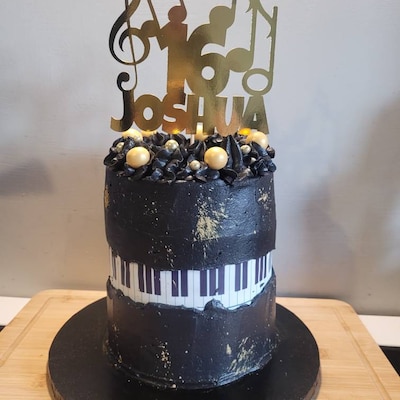 Piano Keys Edible Icing Cake Ribbon / Side Strips - Etsy
