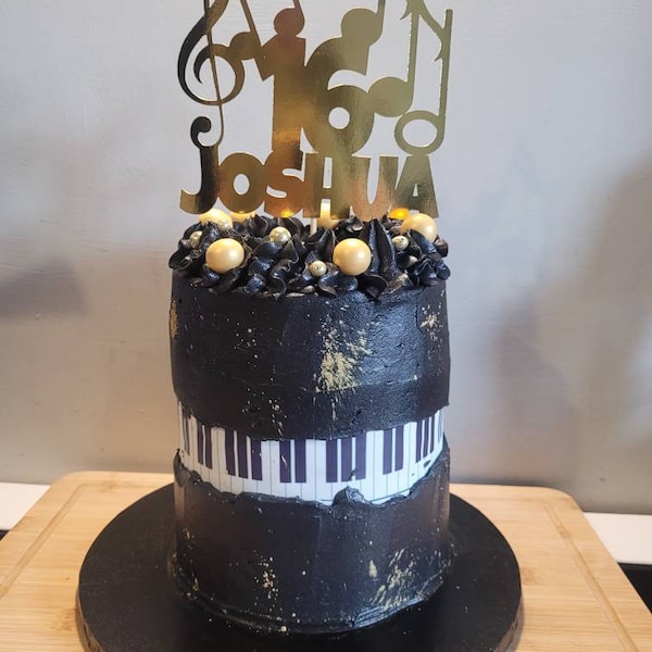 Piano Keys Edible Icing Cake Ribbon / Side Strips - Etsy
