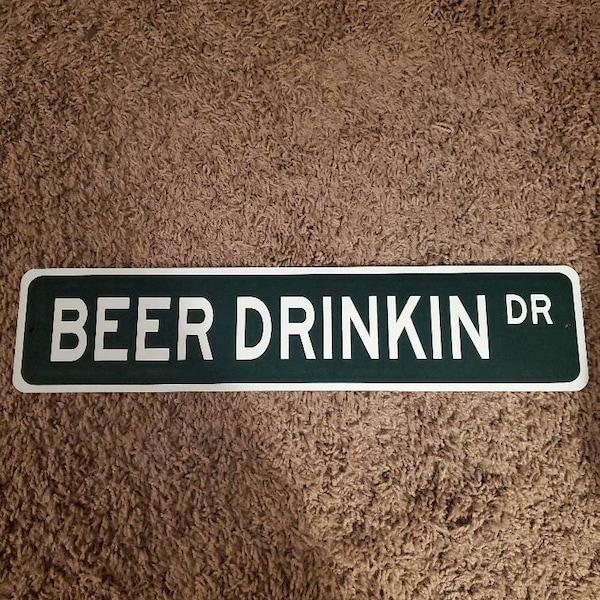 Beer Drinkin Sign, Beer Enthusiast Gift, Beer Decor, Beer Man Cave ...