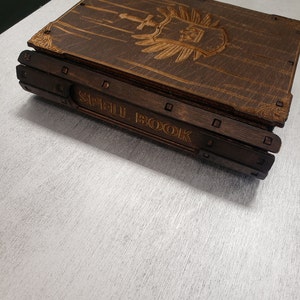 Spell Book. 3mm, 1/8inch. Laser Cut Files SVG, PDF, CDR Digital Product ...