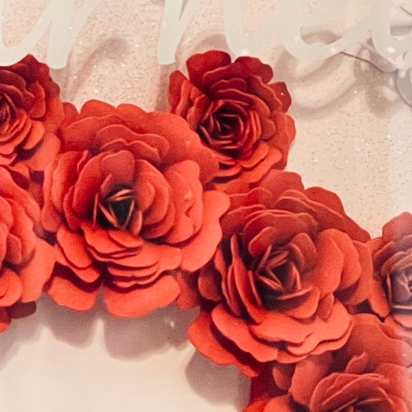 Rolled Rose Paper Flower SVG | Digital File for Cricut & Silhouette - Etsy