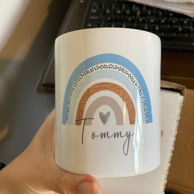 Personalised Rainbow Money Box, Rainbow Bedroom Décor, Child Piggy Bank ...