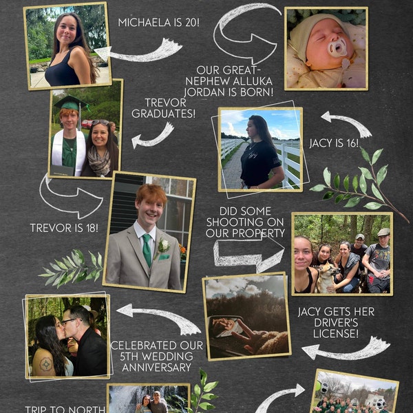 Modern Black Tri-fold Graduation Announcements Invitations Custom ...