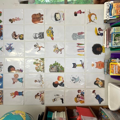 Diverse Book Character Posters Classroom Storybook Characters With a ...