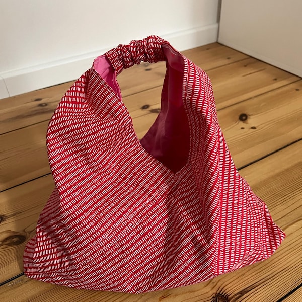 Folded Japanese Bag | PDF Sewing Pattern and Tutorial | Instant Digital ...