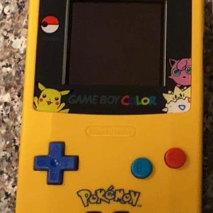 Nintendo Gameboy Color POKEMON Custom BACKLIT With New Housing, Speaker ...